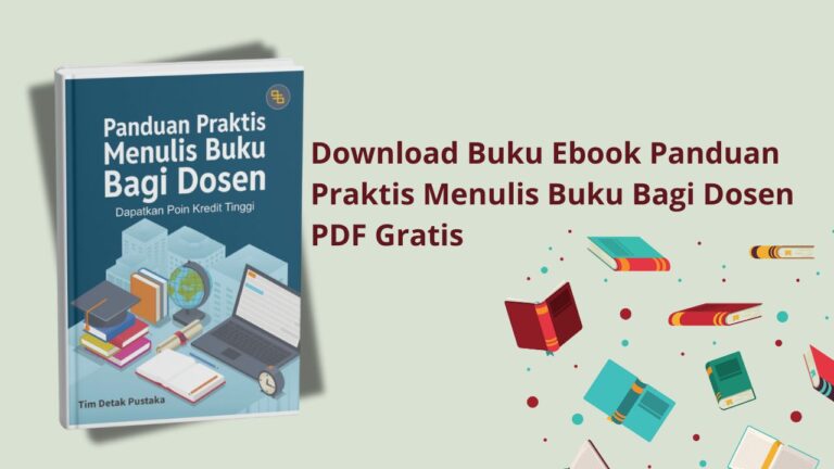 Download Buku Ebook Panduan Praktis Menulis Buku Bagi Dosen PDF Gratis